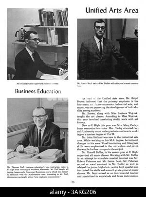 The 1967 University High Yearbook captures moments from the school year ...