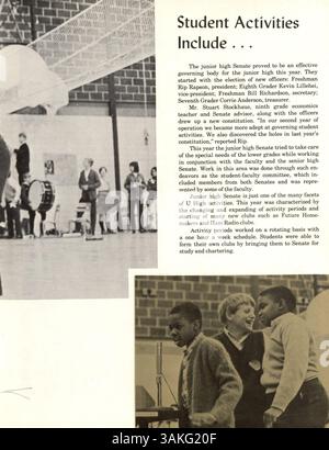 This 1967 yearbook from University High School showcases students ...