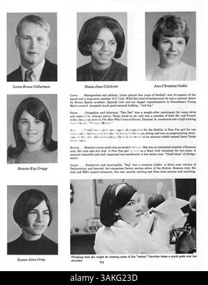 This 1967 yearbook from University High School captures the events ...