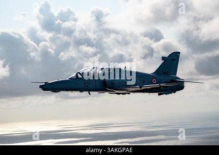 BAe Hawk Mk. 132 jet trainers on delivery flight to the Indian Air ...