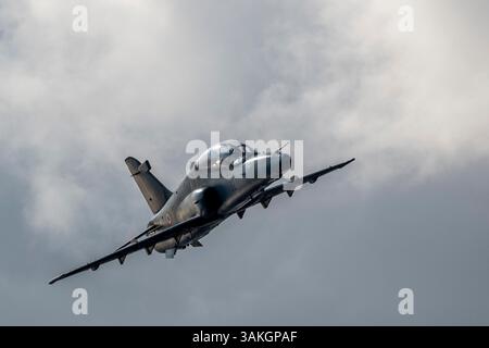 BAe Hawk Mk. 132 jet trainers on delivery flight to the Indian Air ...