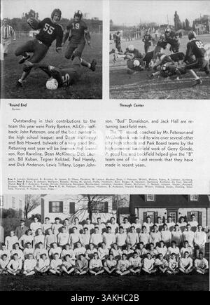 The 1947 Sagamore yearbook from Roosevelt High School features ...