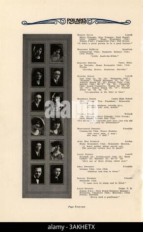 Polaris, the 1925 North High School yearbook, documents key moments ...