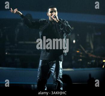 Drake performs on stage on Saturday, Oct. 8, 2016, in Toronto, Canada ...