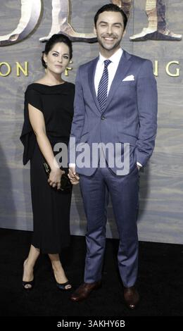 2 December 2013 - Hollywood, California - Aidan Turner. "The Hobbit ...