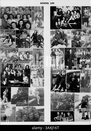 The 1946 South High yearbook captures the key events of the 1945-1946 ...