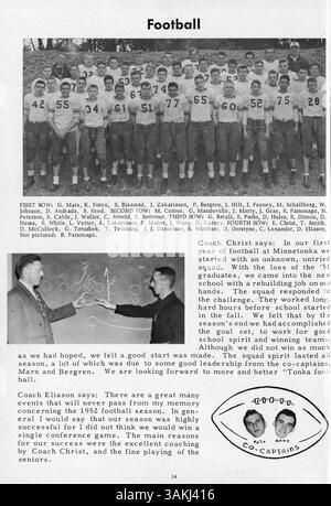 The 1953 Voyageur Yearbook from Minnetonka High School highlights ...