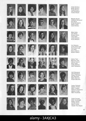 The 1975 Ramsey Jr. High Yearbook, documenting the ninth-grade class of ...