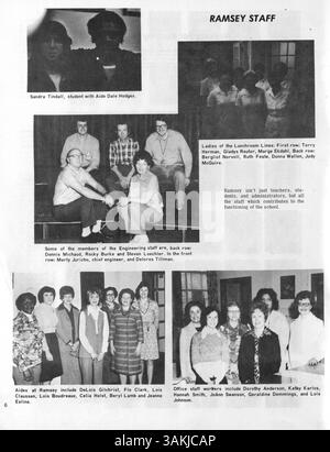 The Ramsey Jr. High Yearbook from 1975 provides a visual record of ...