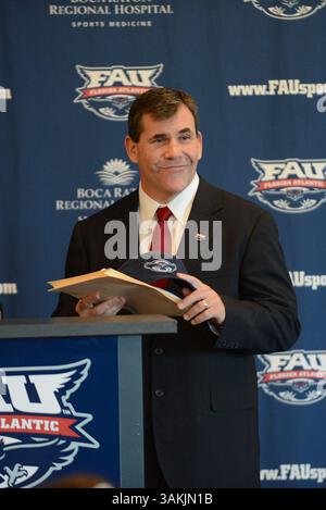 December 17, 2013: Charlie Partridge speaks during a press conference ...