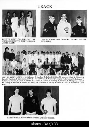 The South High School 1971 yearbook, 'Tiger,' highlights the academic ...