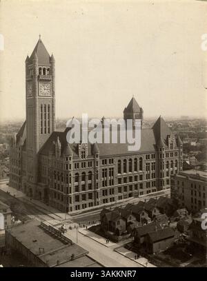 Minneapolis City Hall, viewed from the northwest corner, is a historic ...