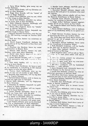 The 1952 Antler Yearbook from Minnehaha Academy commemorates the ...