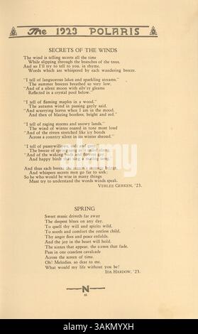 Documenting the 1922-1923 school year, the East High Yearbook 'Cardinal ...
