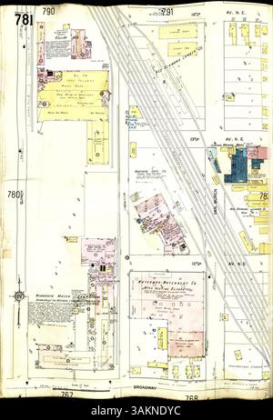 This map of Minneapolis, Minnesota includes streets, avenues, and wards ...