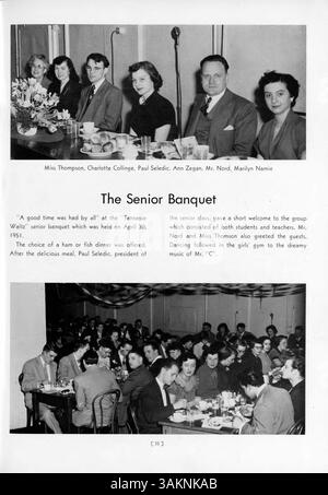 The 1951 Tradewind yearbook documents the highlights of the 1950-1951 ...