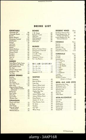 The Flame Room Luncheon Menu features a double-sided sheet printed in ...