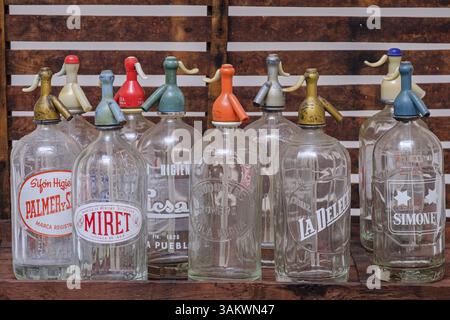 Bottles of traditional Mallorcan soda water Stock Photo - Alamy