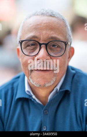 Yasmina Khadra attending the Paris Book Fair 2018 (Salon du Livre 2018 ...