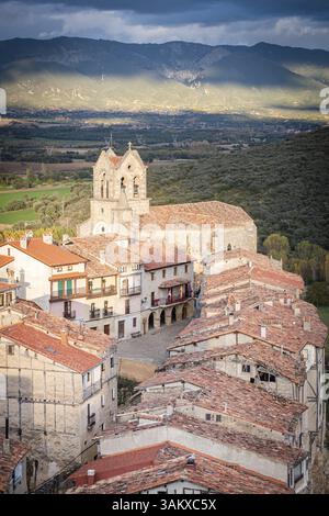 Frias, province of Burgos, region of Las Merindades, Spain Stock Photo ...