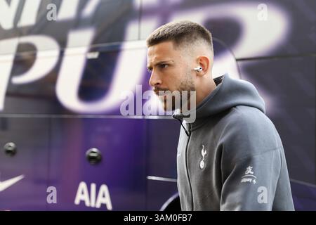 Guglielmo Vicario of Tottenham Hotspur ahead of the Premier League ...