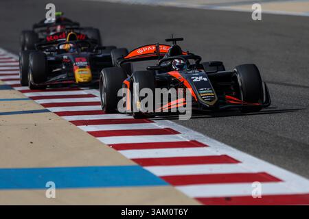 24 BENNETT John (gbr), Van Amersfoort Racing, Dallara F2 2024, action ...