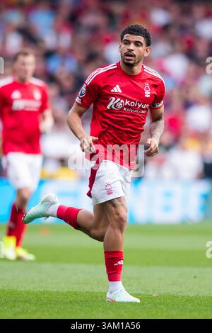 Nottingham Forest's Morgan Gibbs-White during a training session at the ...