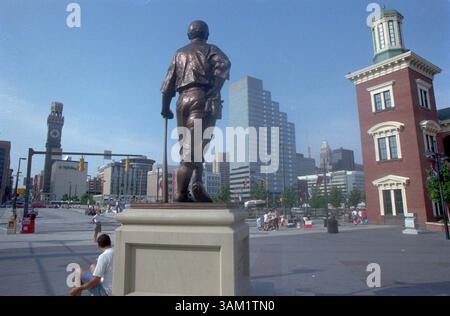 Babe Ruth statue stands outside Oriole Park at Camden Yards, June 11 ...