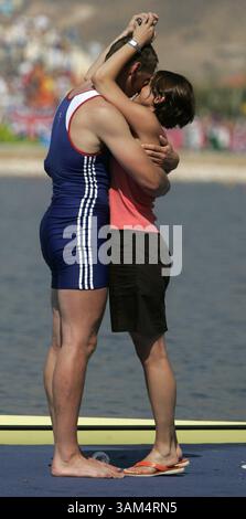 Great Britain's Steve Williams, Mens Four gold medallist poses for the ...