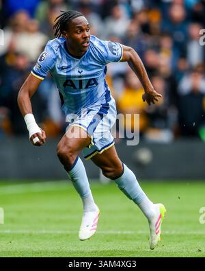 Mathys Tel of Tottenham Hotspur during the Premier League match ...