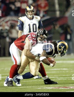 Atlanta Falcons defensive end Steven Means (55) takes the field before ...