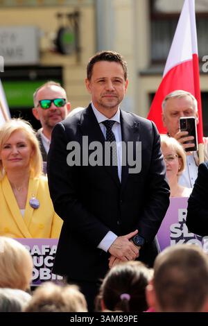 Swidnica, Dolny Slask, Polska, Rafal Trzaskowski candidate for the ...