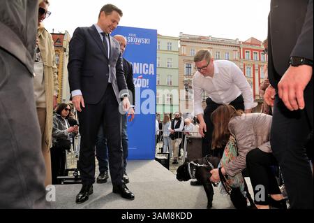 Swidnica, Dolny Slask, Polska, Rafal Trzaskowski candidate for the ...