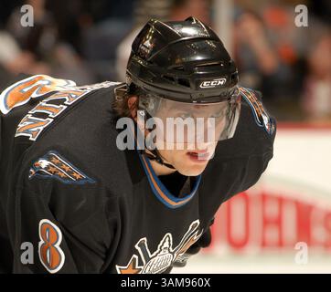 Alex Ovechkin of the Washington Capitals is shown during a break in the ...