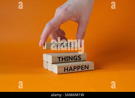 Good things happen symbol. Concept words Good things are going to ...