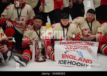 Sheffield, England, 13 April 2025. Presentation of the cup and medals ...