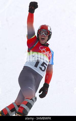 Feb. 22, 2006 - Bardonecchia, Italy - Philipp Schoch (SUI), left, and ...