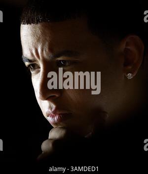 Reggaeton star Daddy Yankee is photographed inside an Airstream trailer ...