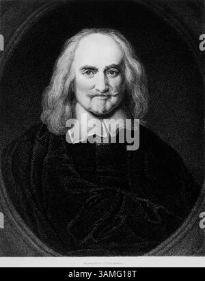 THOMAS HOBBES (1588-1679) English philosopher. Frontispiece of his 1651 ...
