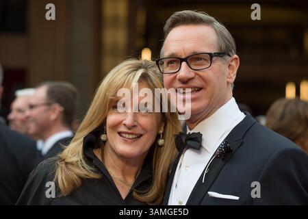 Paul Feig, left, and Laurie Feig arrive at the 37th Palm Springs ...