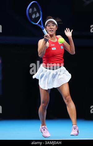 Tokyo, Japan. 12th Apr, 2025. (L to R) Moyuka Uchijima (JPN), Anca ...