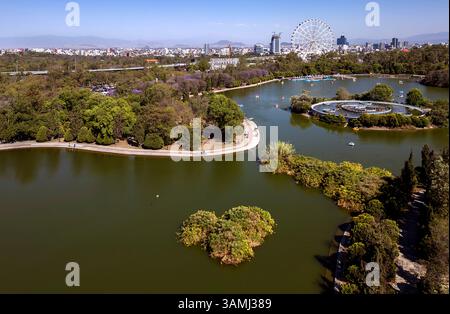 Lago de Chapultepec, Chapultepec Lake, Chapultepec Park, Mexico City ...