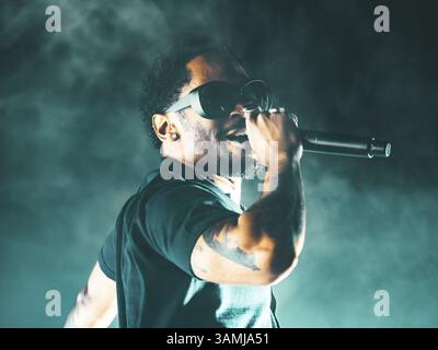 Kaytranada live on Timeless Tour 2025 at the Berlin Velodrom on 12.04. ...