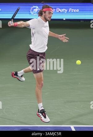 Stefanos Tsitsipas, Dubai Duty Free Tennis Championships, Dubai, U.A.E ...