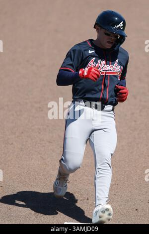 Atlanta Braves shortstop Nick Allen (2) in the fourth inning of a ...