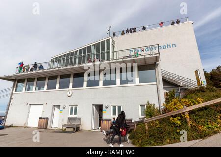 BREGENZ, AUSTRIA - OCTOBER 6, 2024: Bergstation (mountain station) of ...