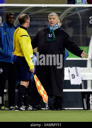 Seattle Sounders FC head coach Brian Schmetzer and Inter Miami head ...