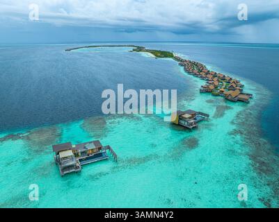 Aerial view of Ithaafushi Island, Maldives archipelagos Stock Photo - Alamy