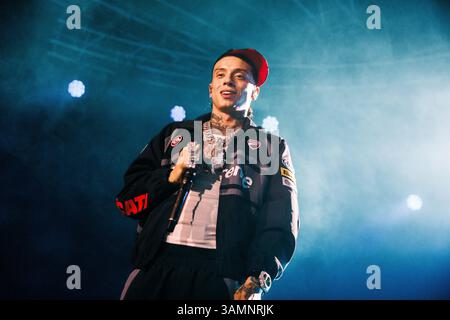 Milan, Italy. 10th Apr, 2025. British rapper Central Cee (Oakley Neil H ...