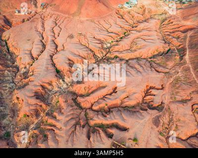 Aerial view of the beautiful Duku-Tarasa Gwandu Ridge Area with rugged ...